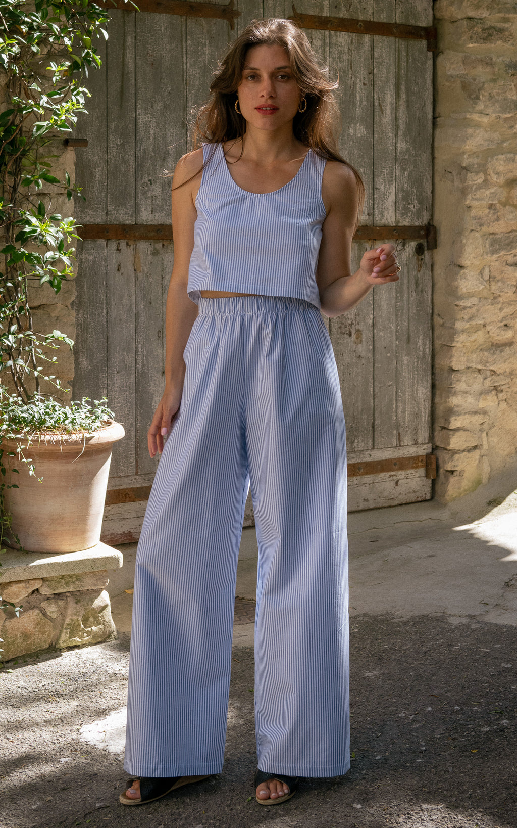 Striped Rémy Trousers – O L A N A