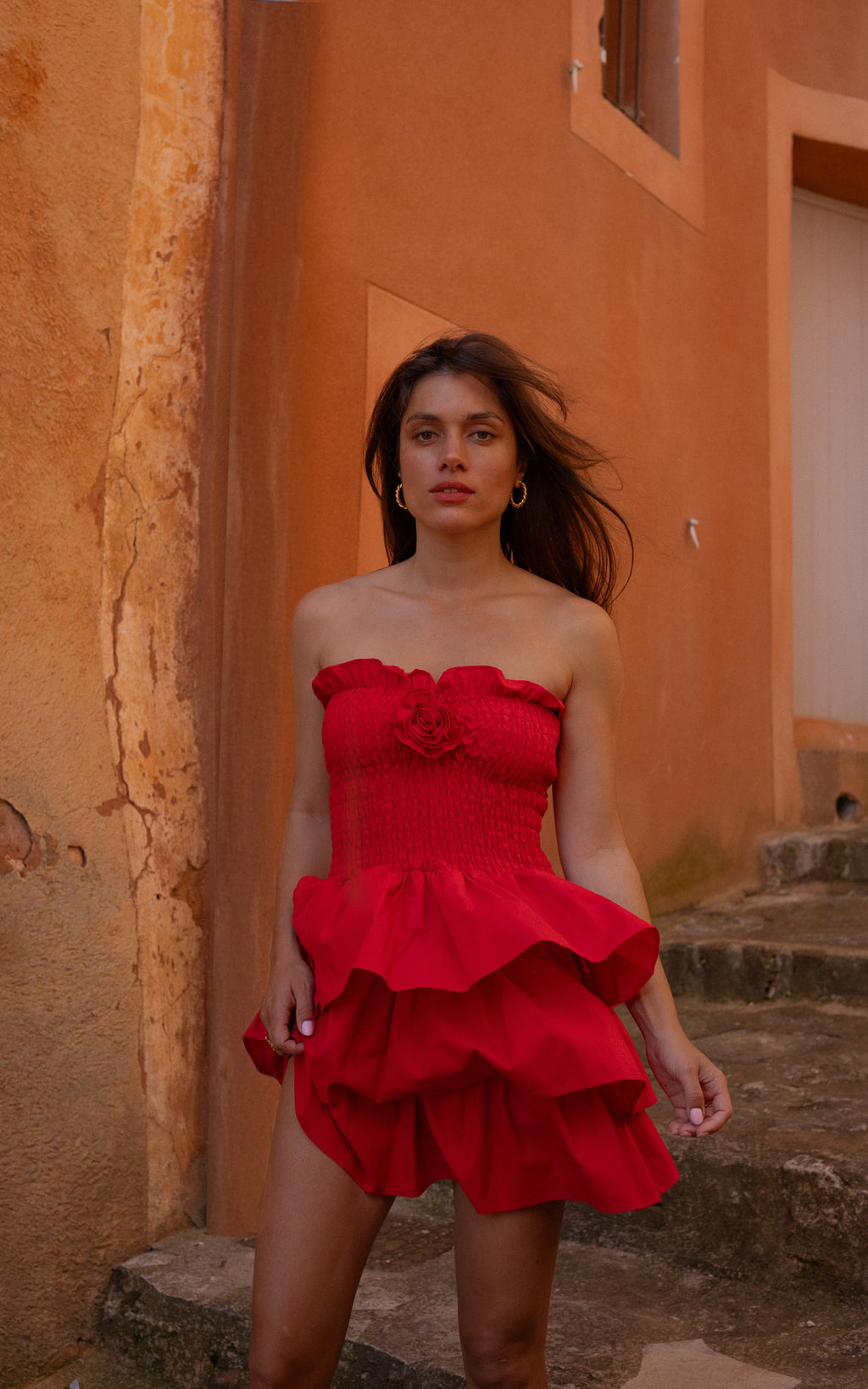 Rosaria Mini Ra-Ra Dress – O L A N A